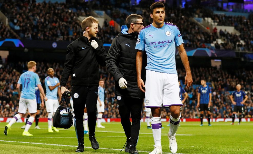 Man City suffer Oleksandr Zinchenko, Rodri injury blows